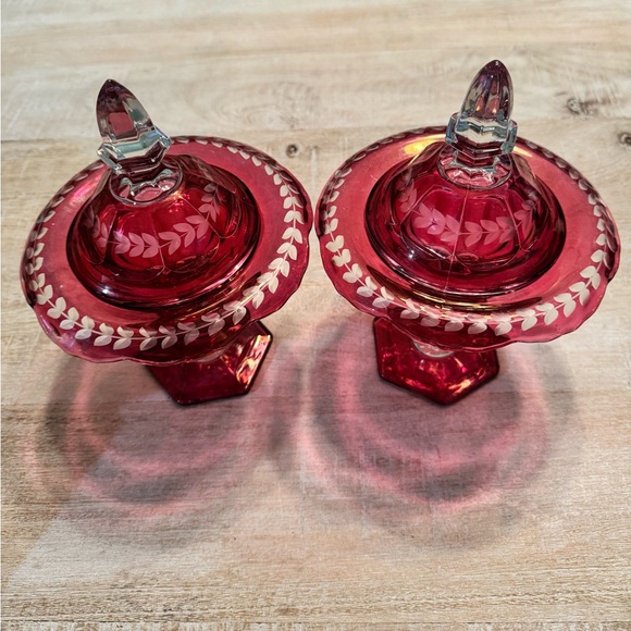 Accents | Antique Cranberry Glassware | Poshmark